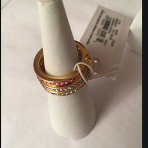 kate spade | Jewelry | Kate Spade Carnival Hinged Stackable Rings 6 ...